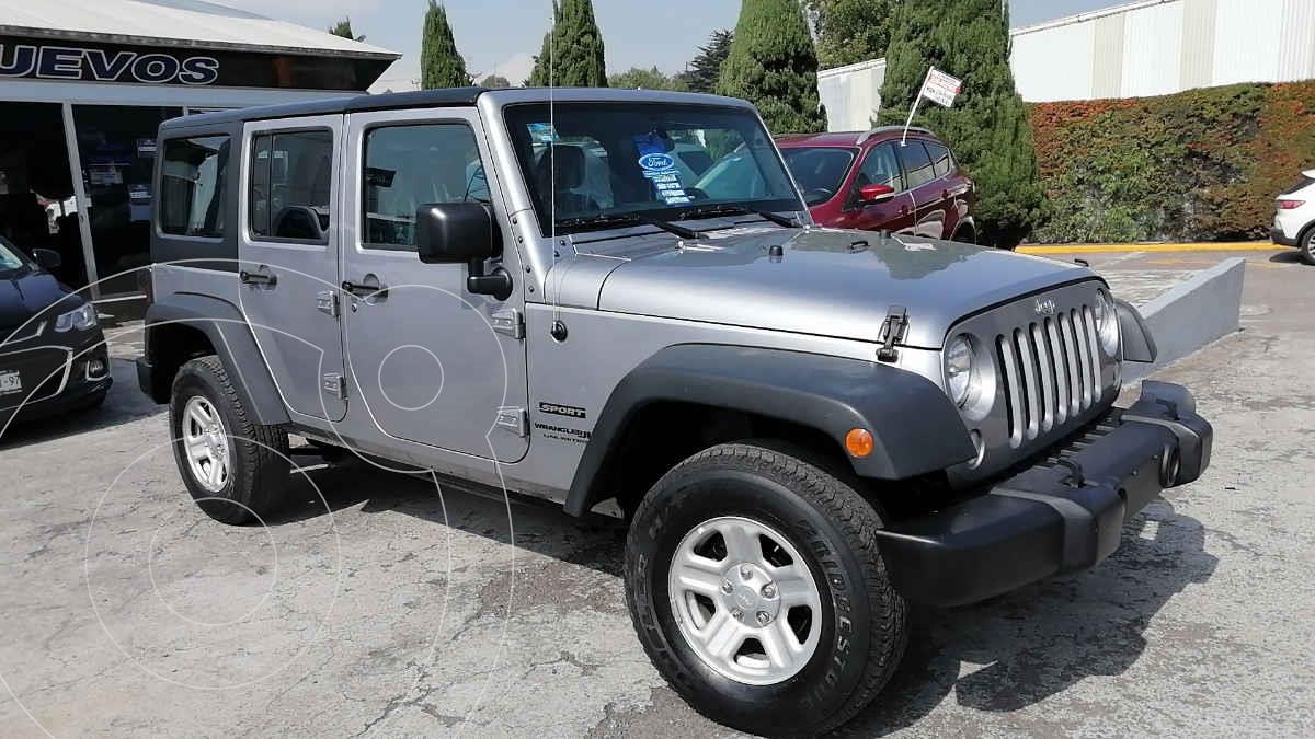 Jeep Wrangler Unlimited JK Sport 4x4 3.6L Aut usado (2018) color Gris ...