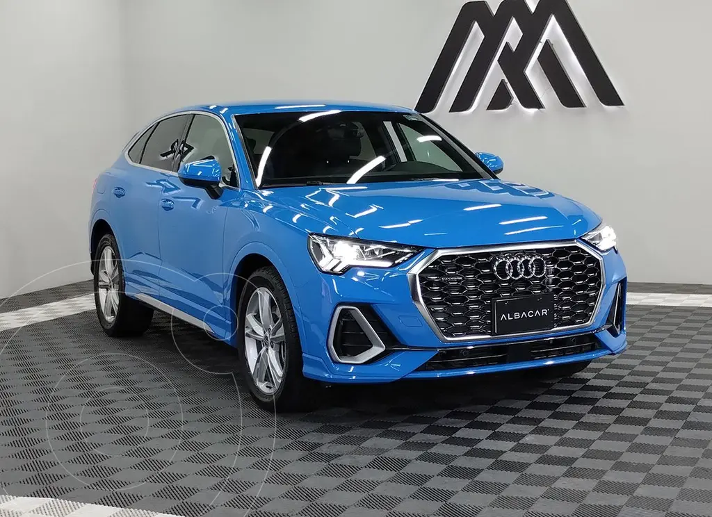 Audi Q3 40 TFSI S Line usado (2022) color Azul precio $729,900