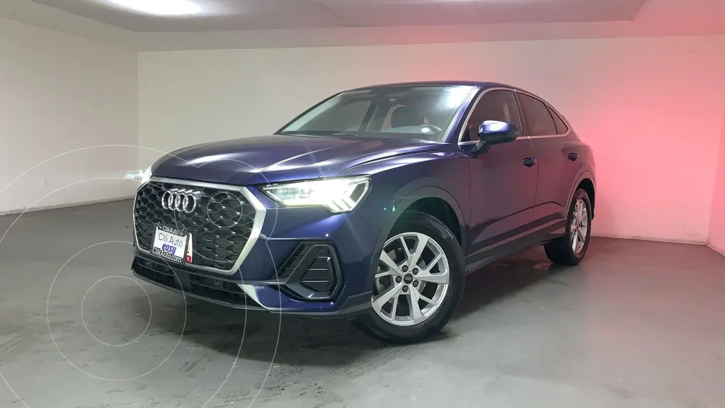 Audi Q3 35 TFSI Dynamic usado (2022) color AZUL METALICO precio $690,000