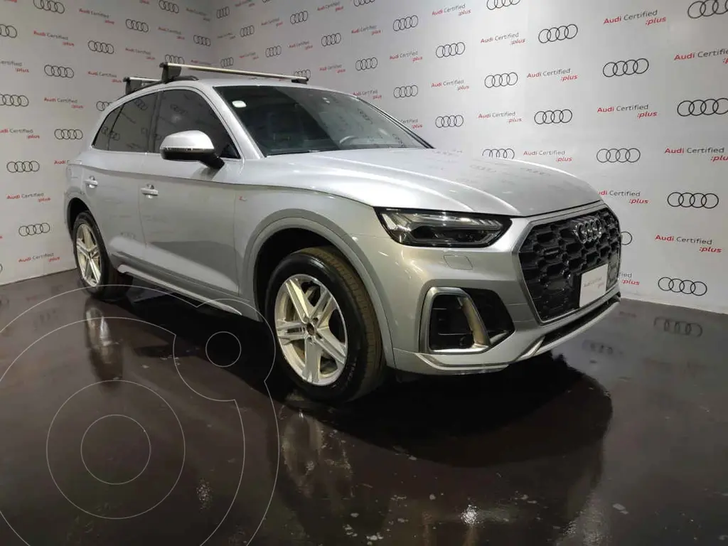 Audi Q5 2.0L T S Line usado (2021) color Plata precio $805,000