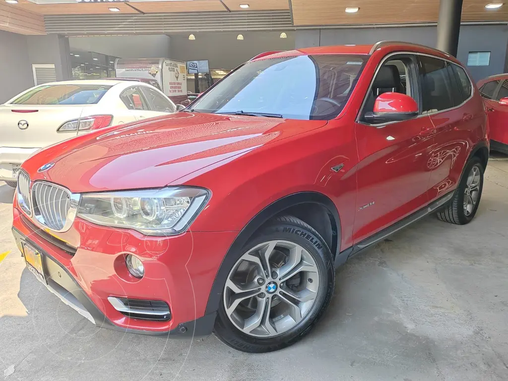 BMW X3 xDrive28iA X Line usado (2016) color Rojo precio $435,000