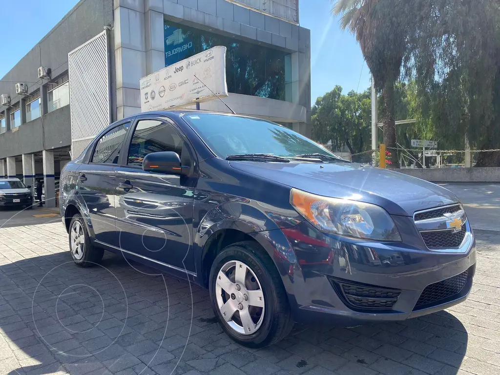 Chevrolet Aveo LS usado (2018) color Azul Acero precio $155,000
