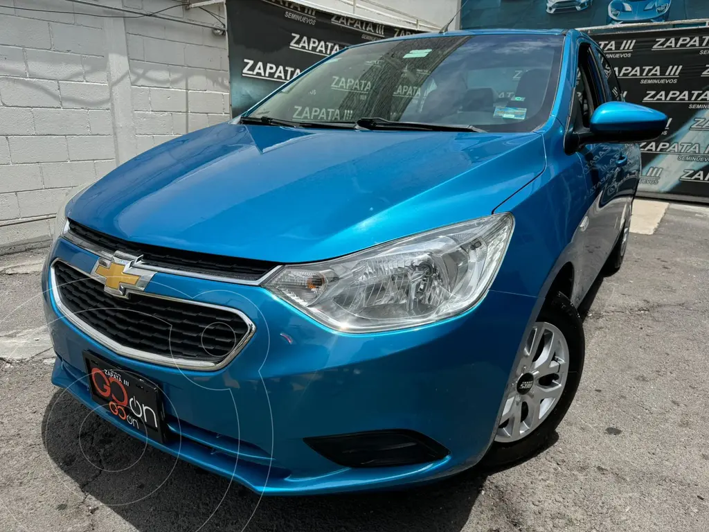Chevrolet Aveo LS usado (2018) color Azul Acero precio $184,000