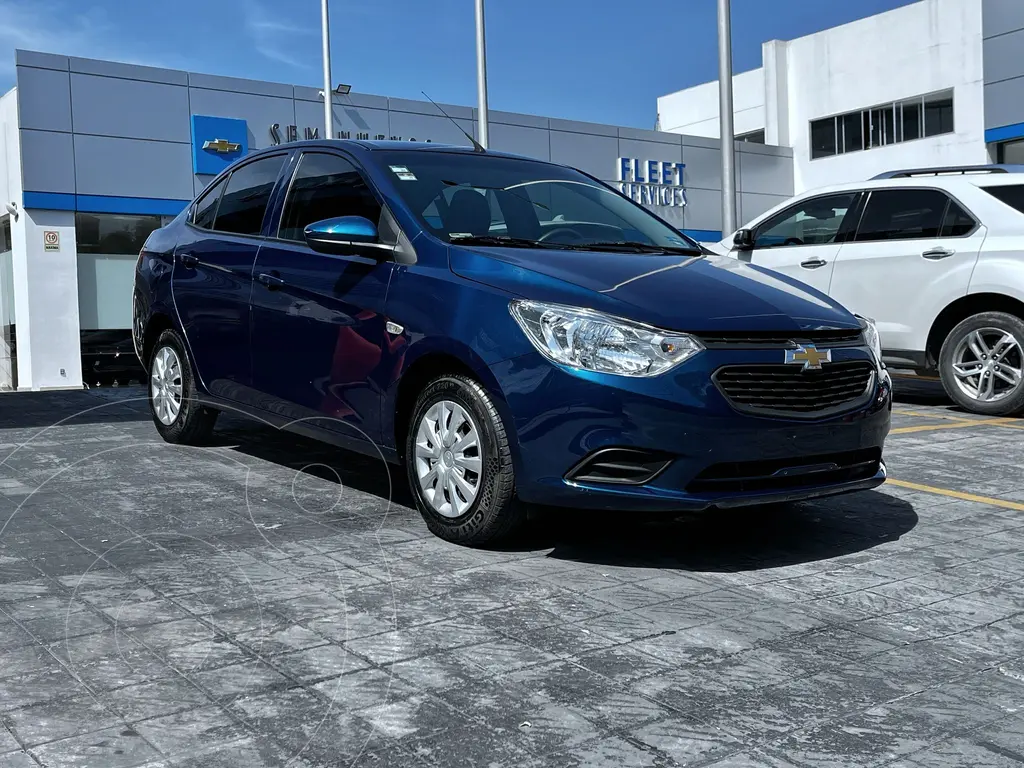 Chevrolet Aveo LT usado (2020) color Azul precio $198,000