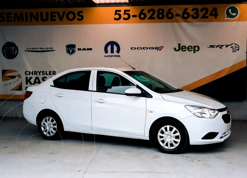 Chevrolet Aveo LS usado (2020) color Blanco precio $225,000