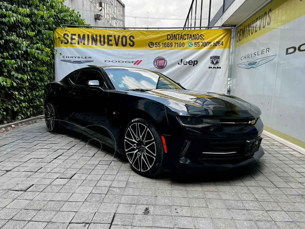 Chevrolet Camaro RS V6 Aut usado (2016) color Negro precio $475,000