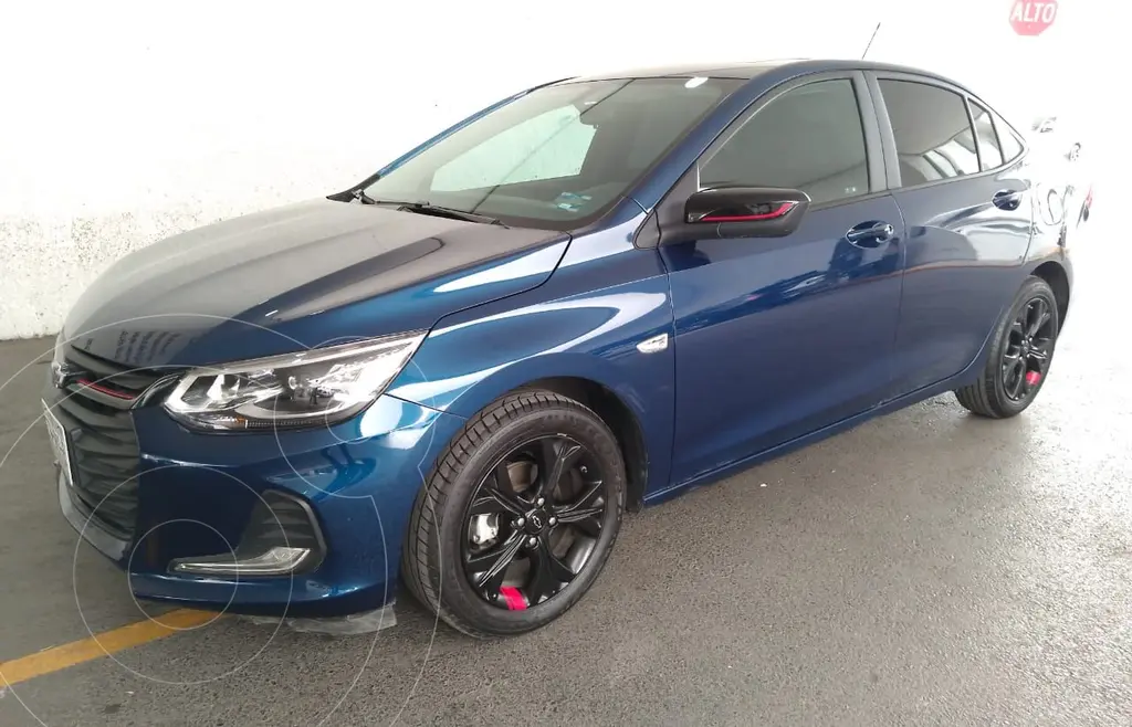 Chevrolet Onix Premier Red Line Aut usado (2023) color Azul precio $345,000