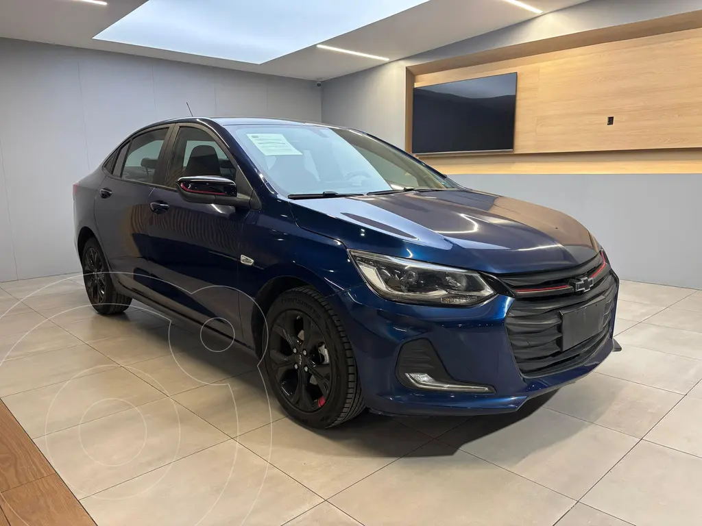Chevrolet Onix Premier Red Line Aut usado (2023) color Azul precio $345,000