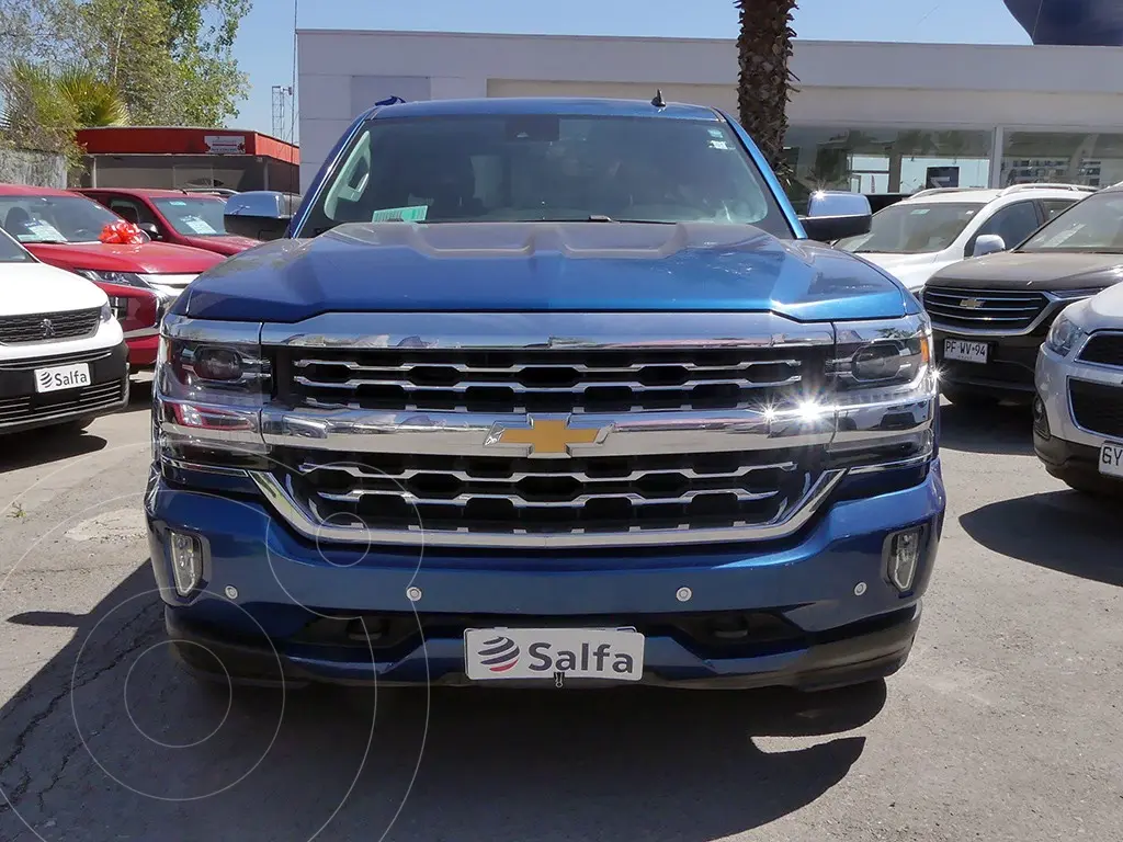 Chevrolet Silverado 5.3L LTZ 4x4 usado (2019) color Azul precio $29.990.000