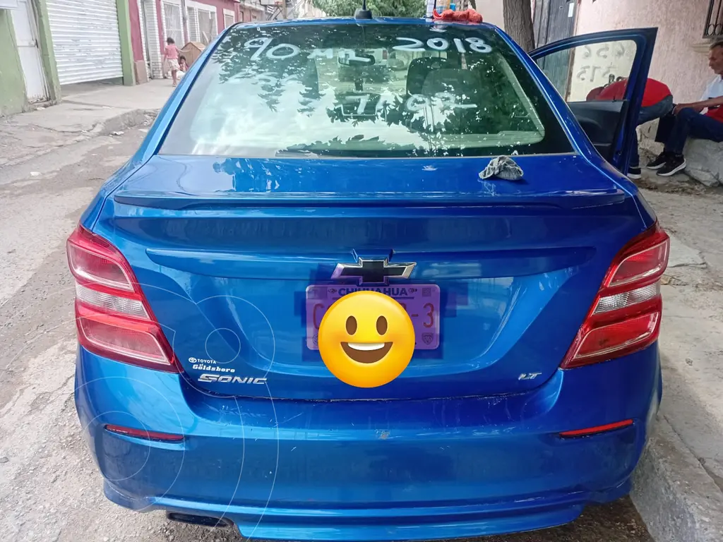 Chevrolet Sonic RS 1.4L usado (2018) color Azul precio $90,000