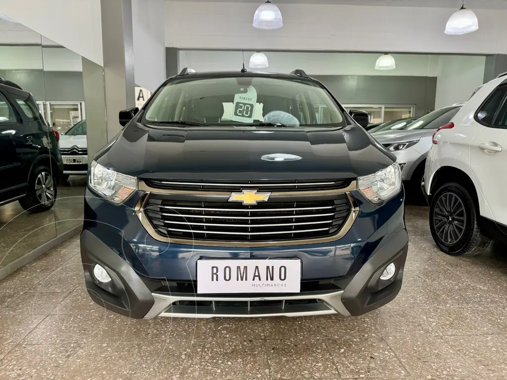 Chevrolet Spin Activ LTZ 1.8 5 Asientos usado (2020) color Azul precio ...