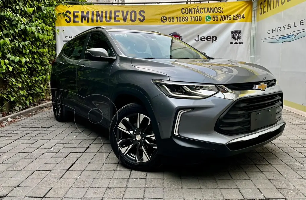 Chevrolet Tracker Premier Aut usado (2021) color Gris precio $383,000