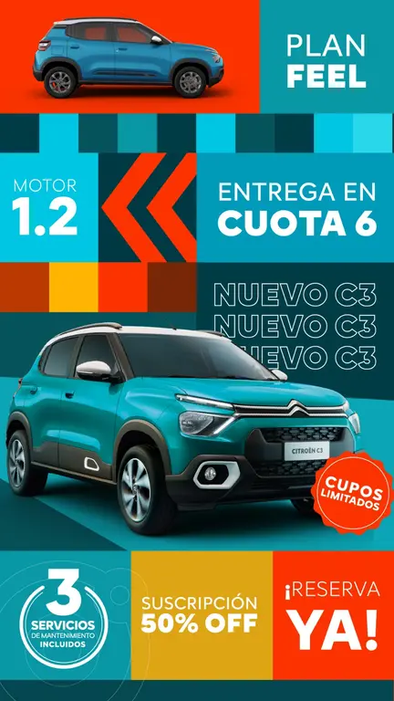 Citroën C3 nuevos 0km en Argentina