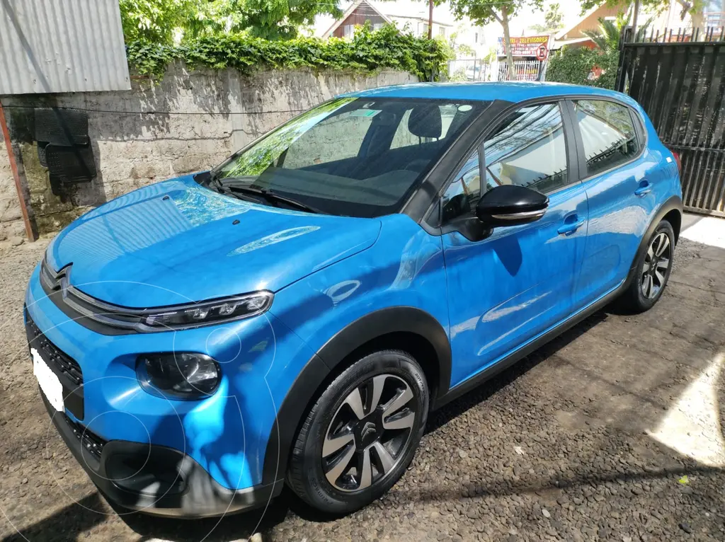 Citroen C3 1.6L BlueHDi 100 Live usado (2019) color Azul Montecarlo ...