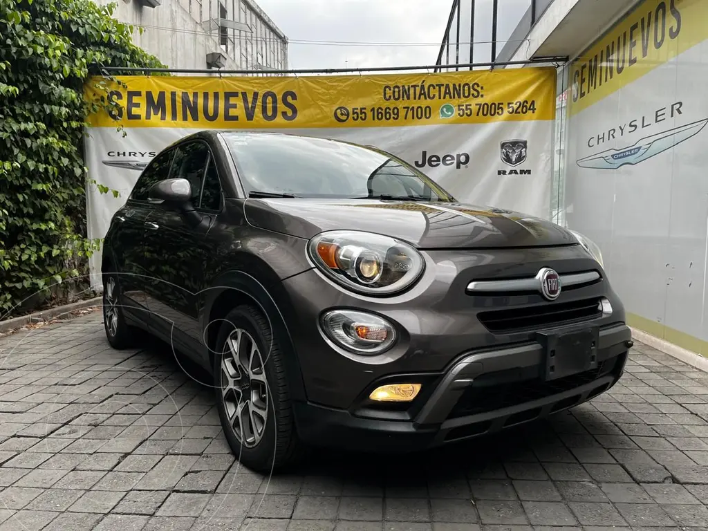 Fiat 500 Sporting Aut usado (2016) color caf precio $238,000