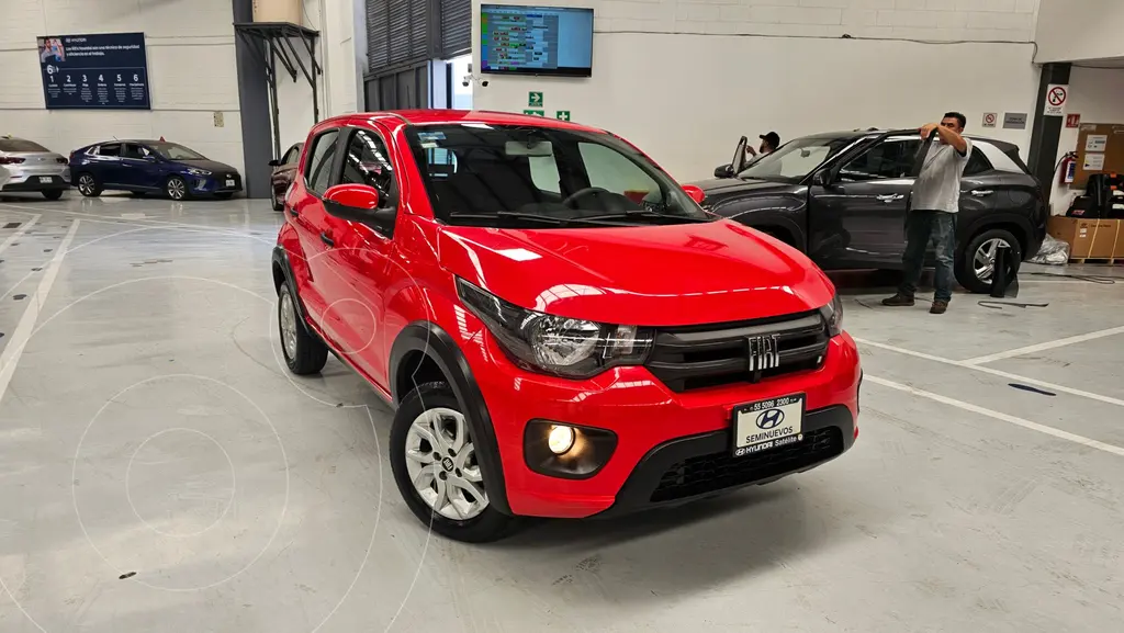 Fiat Mobi Like usado (2021) color Rojo precio $194,900