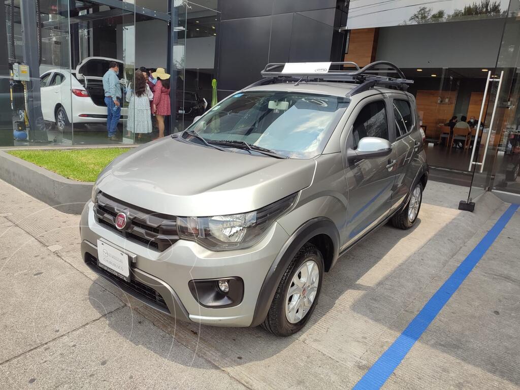 Fiat Mobi Way usado (2018) color Gris Scandium precio $180,000