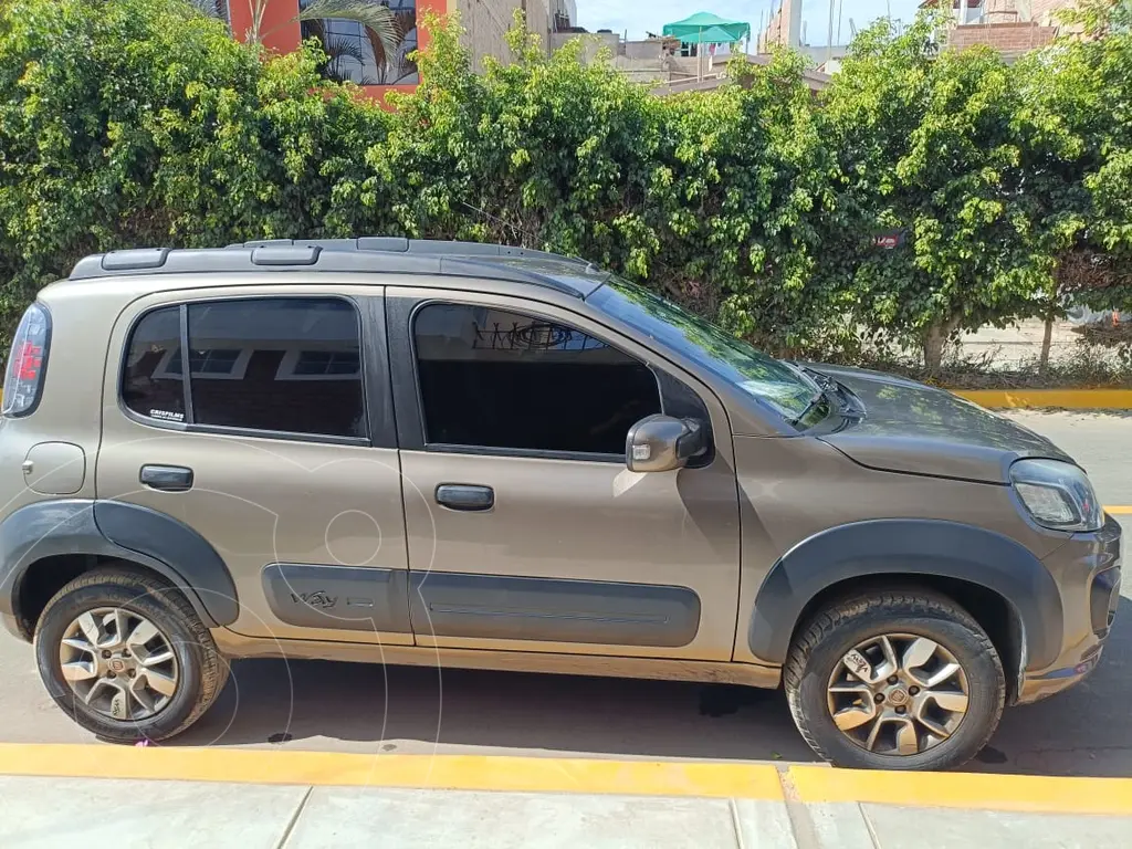 Fiat Uno Way 1.4L Plus usado (2019) color Marron precio u$s9,000