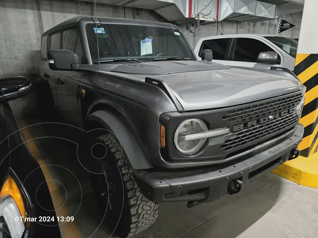 Ford Bronco Badlands 4 Puertas usado (2022) color Gris precio $1,200,000