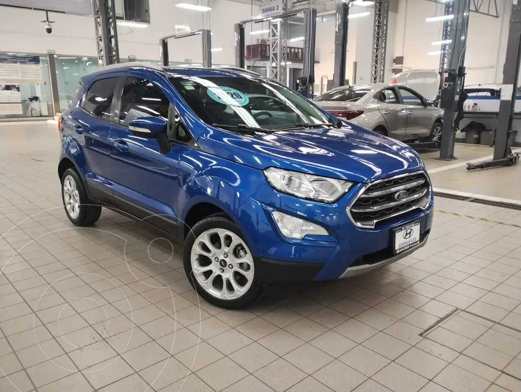 Ford Ecosport Titanium usado (2020) color Azul precio $365,000