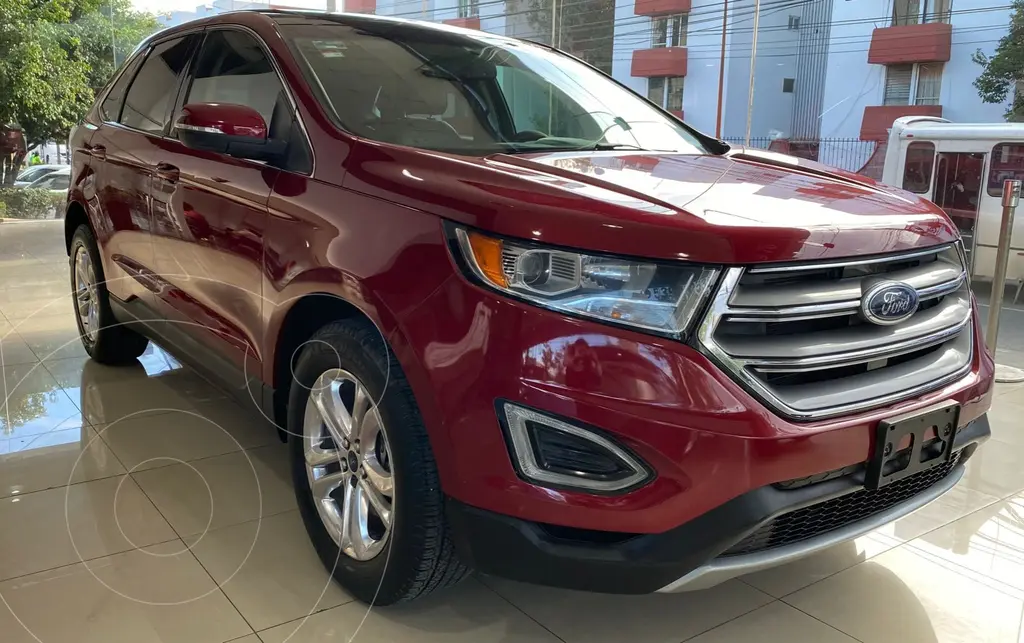 Ford Edge SEL PLUS usado (2017) color Rojo precio $349,000