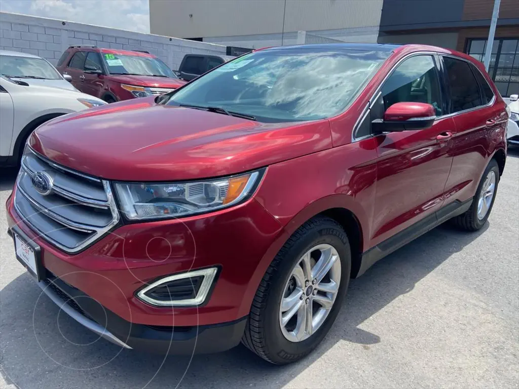 Ford Edge SEL PLUS usado (2017) color Rojo precio $380,000