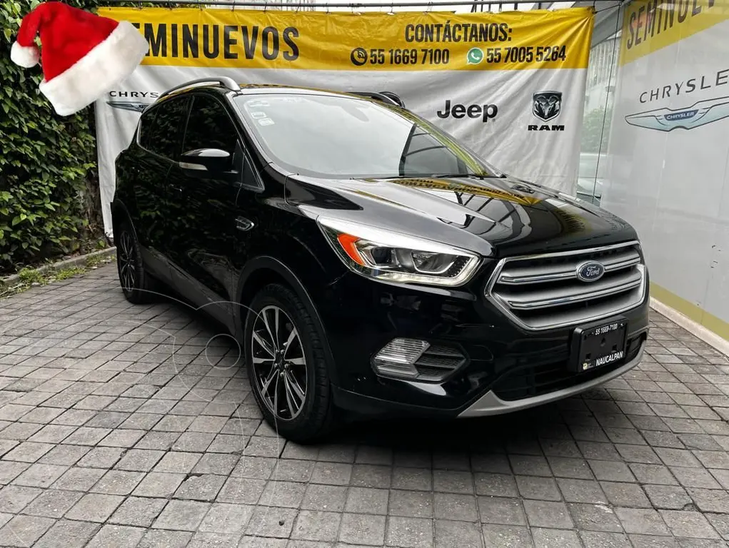 Ford Escape Titanium EcoBoost usado (2017) color Negro precio $299,000