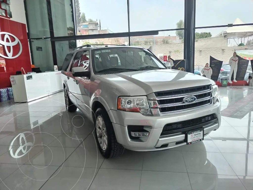 Ford Expedition Limited 4x2 MAX usado (2017) color plateado precio $476,000