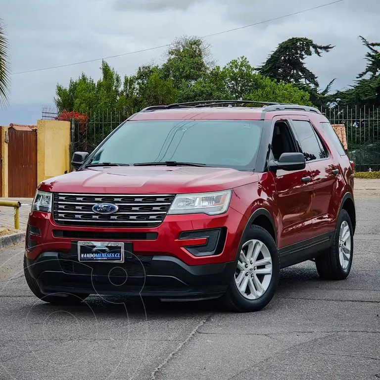Ford Explorer 2.3L Ecoboost 4x2 usado (2018) color Rojo precio $21.900.000