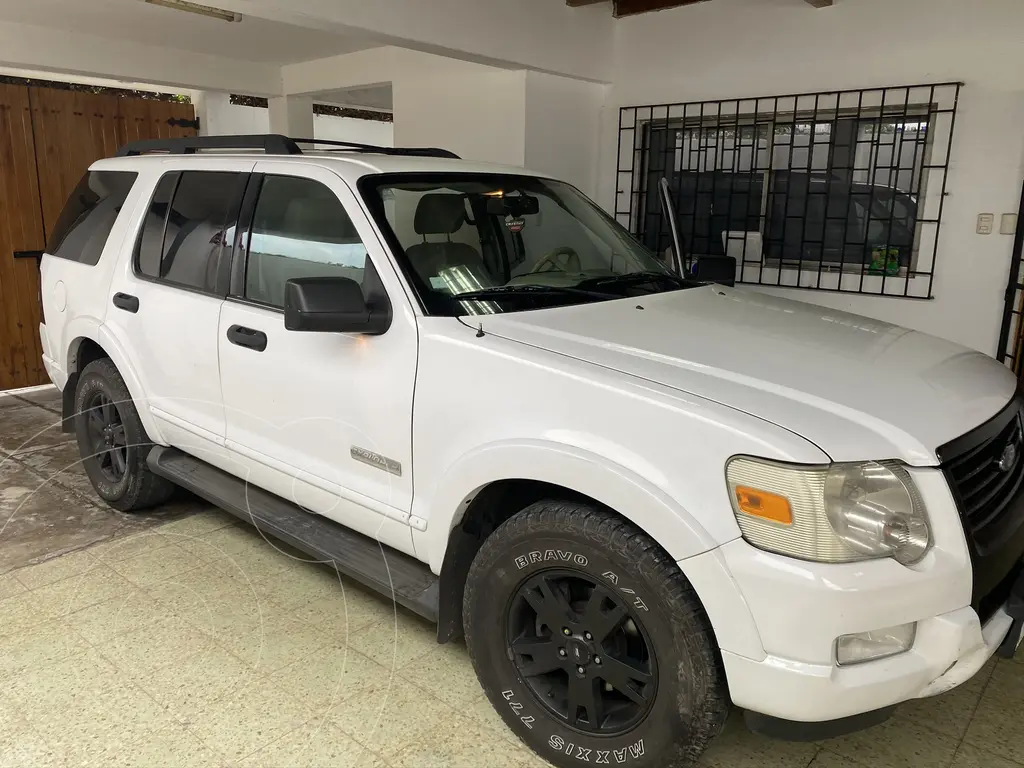 Ford Explorer Xlt 4x2 V6,4.0i,12v A 1 2 usado (2007) color Blanco ...