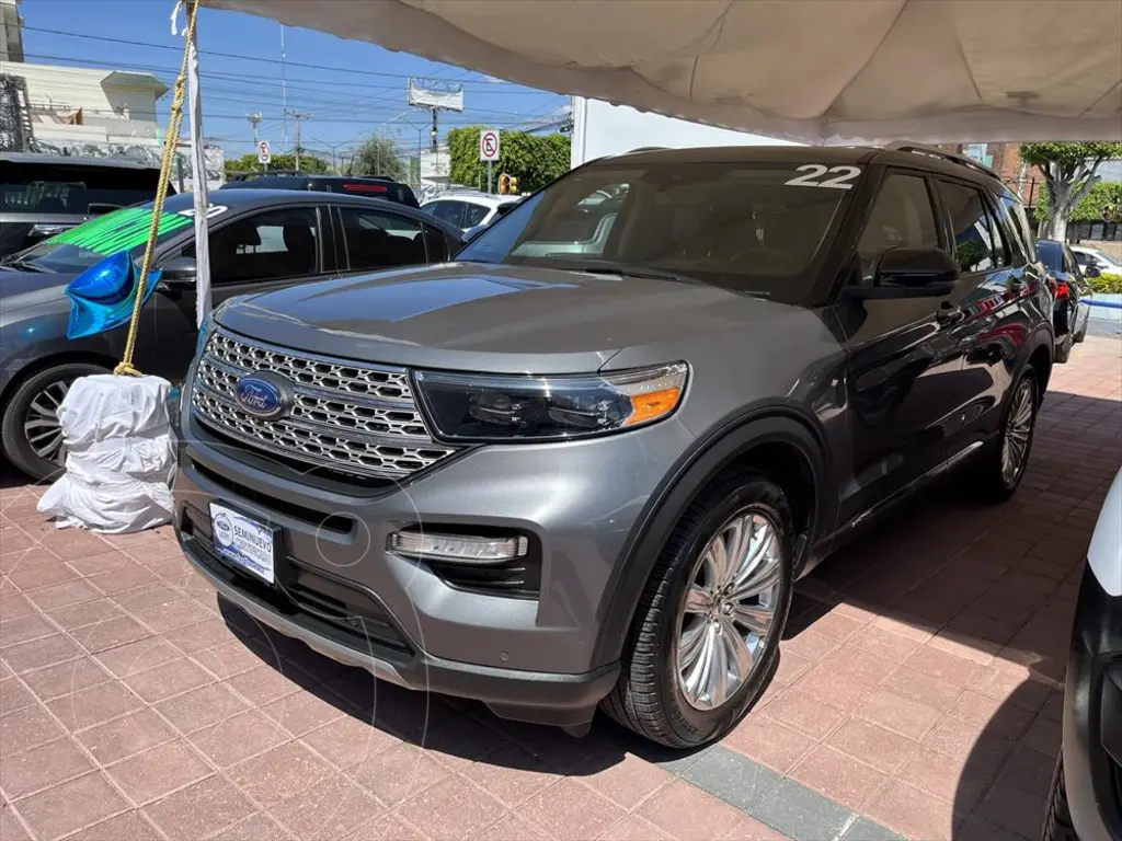 Ford Explorer Limited usado (2022) color Gris precio $999,000
