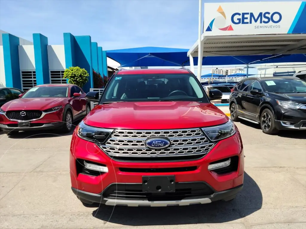Ford Explorer Limited usado (2021) color Rojo precio $970,000