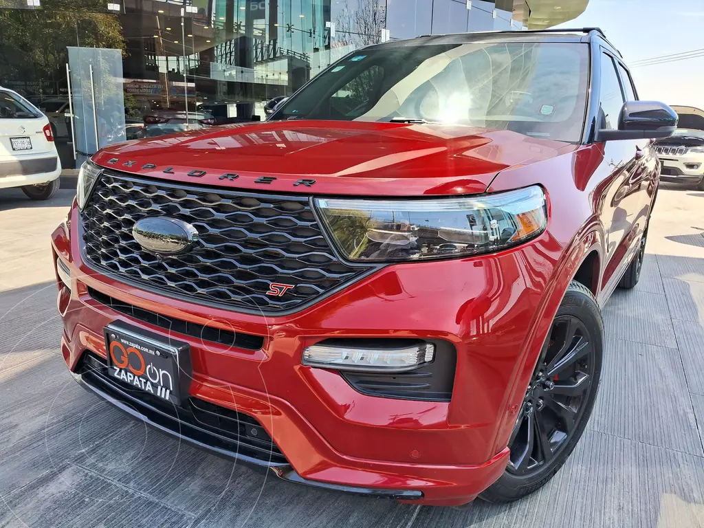Ford Explorer Platinum 4x4 usado (2020) color Rojo precio $850,000