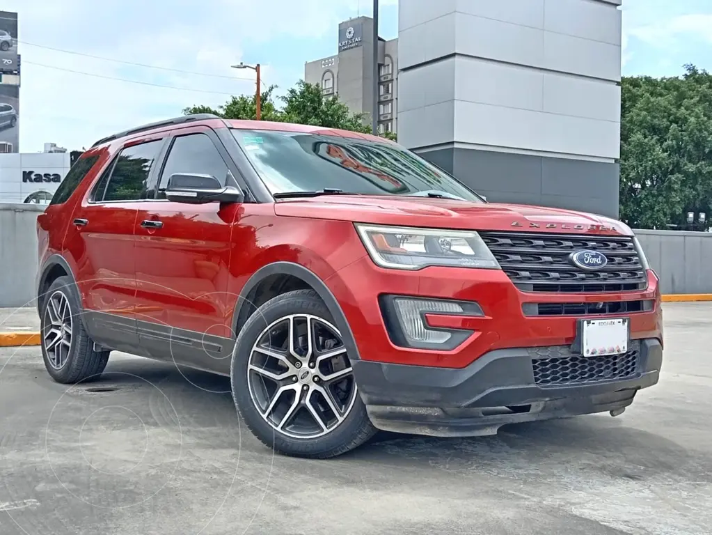 Ford Explorer Sport 4x4 usado (2017) color Rojo precio $465,000