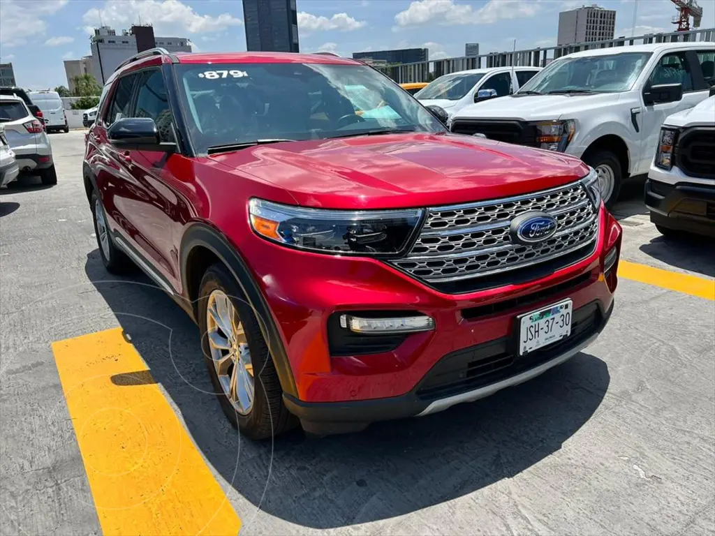 Ford Explorer Limited usado (2020) color Rojo precio $879,000