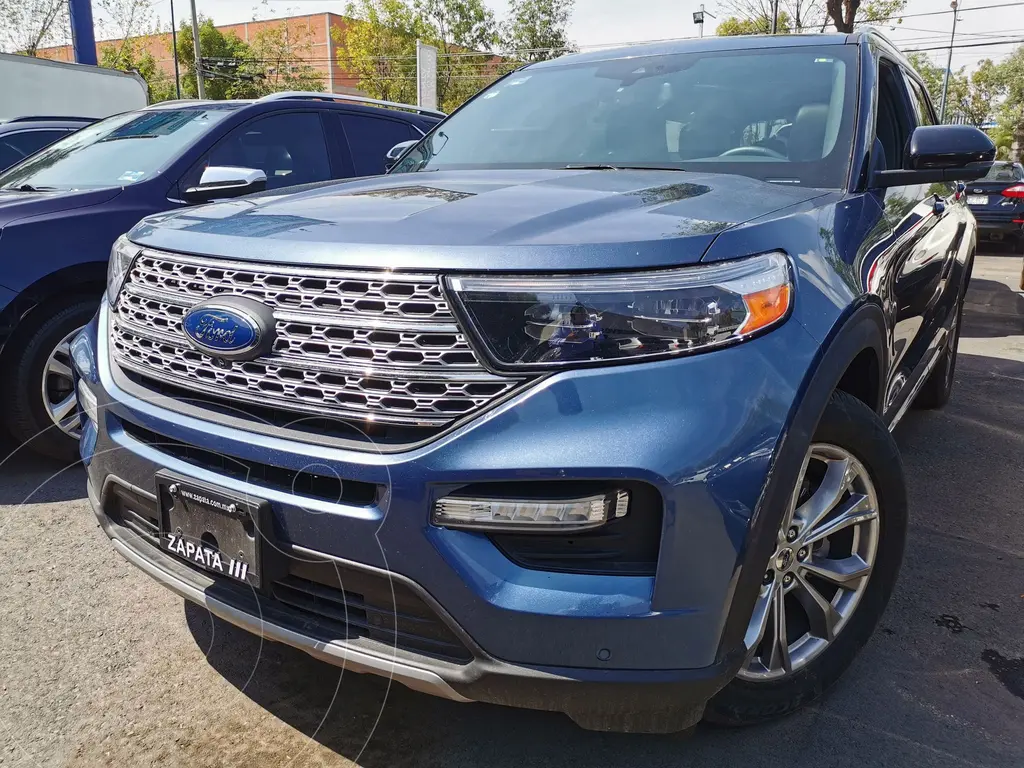 Ford Explorer Limited usado (2020) color Azul precio $894,000