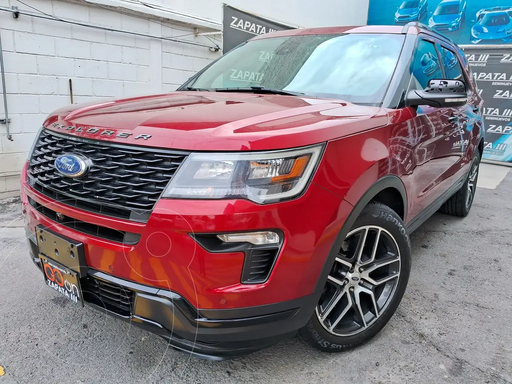Ford Explorer Sport 4x4 usado (2019) color Rojo precio $645,000