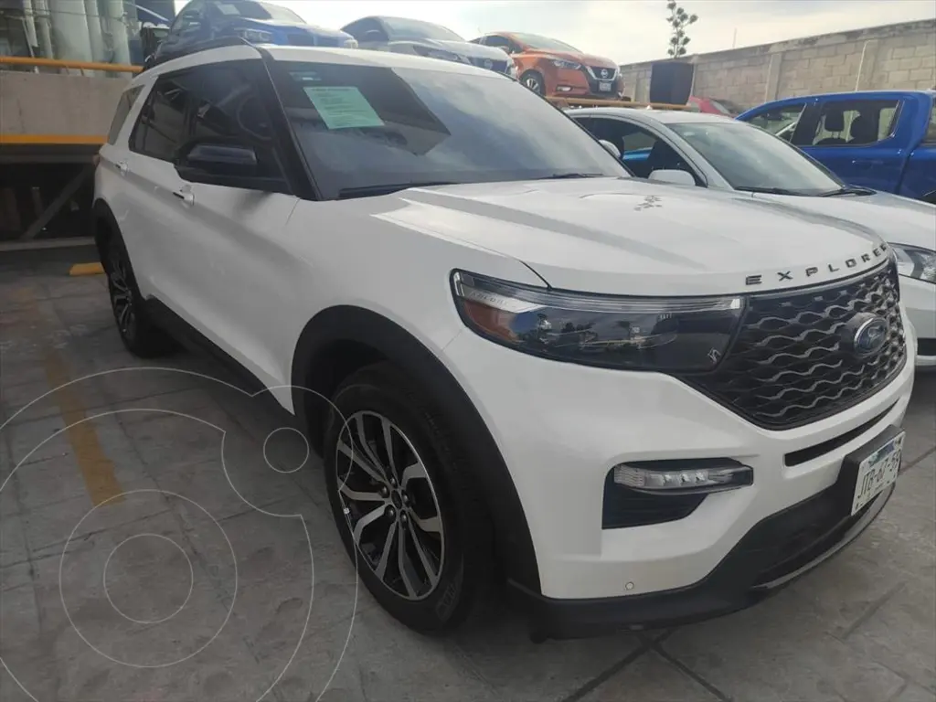 Ford Explorer ST 3.0L usado (2021) color Blanco precio $1,089,000