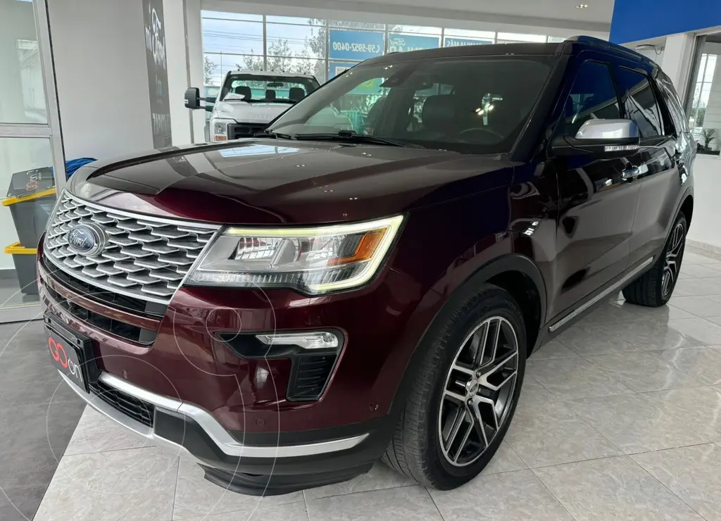 Ford Explorer Platinum 4x4 usado (2018) color violeta oscuro precio ...