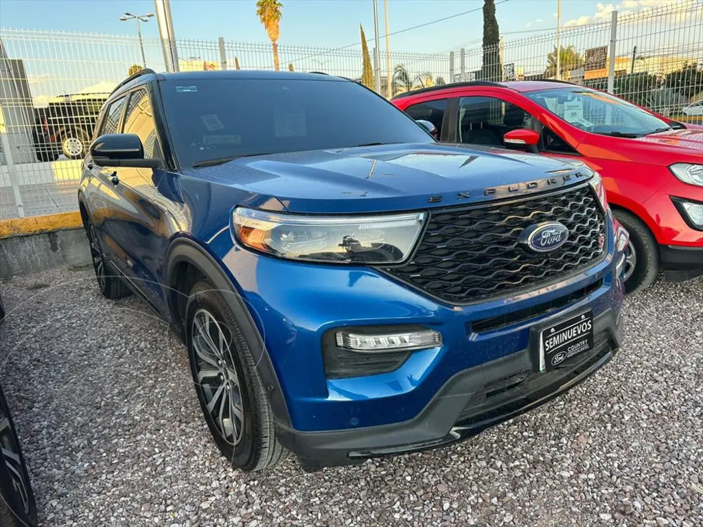 Ford Explorer ST usado (2021) color Azul Marino precio $1,080,000