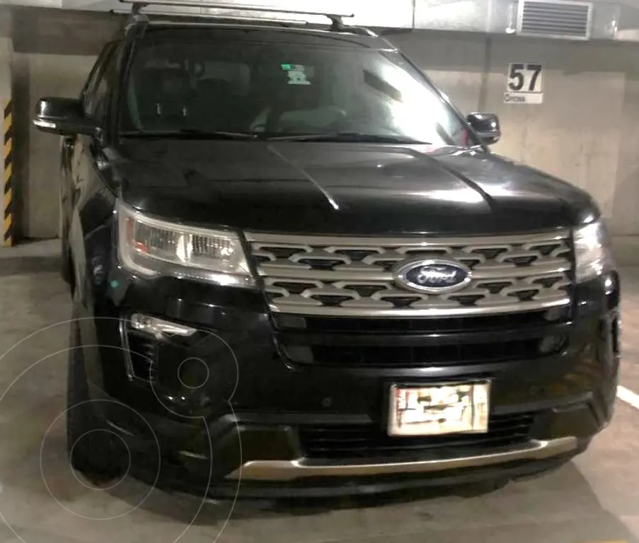 Ford Explorer 3.5L XLT 4x4 usado (2018) color Negro precio u$s21,000