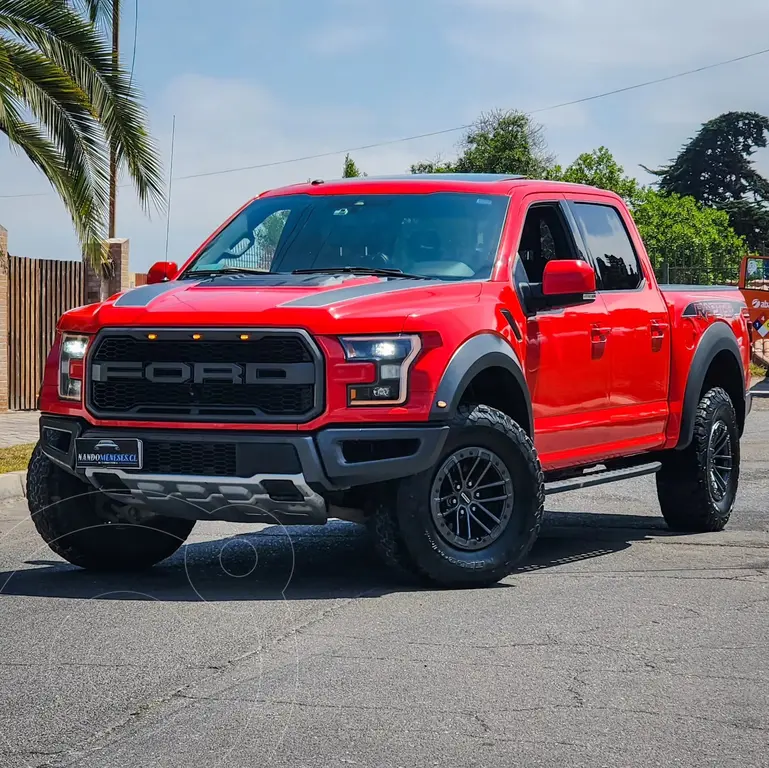 Ford F-150 Raptor 3.5L Ecoboost usado (2020) color Rojo precio $50.900.000