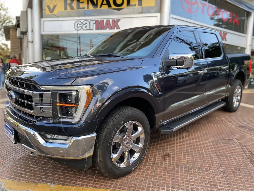 Ford F-150 Lariat Luxury 5.0L V8 4x4 Aut usado (2021) color Azul precio ...
