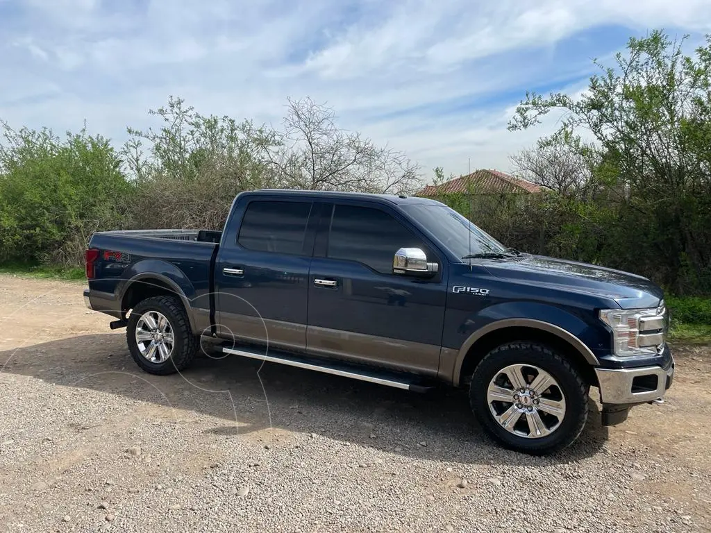 Ford F-150 5.0L Lariat Luxury 4x4 usado (2019) color Azul Oscuro precio ...