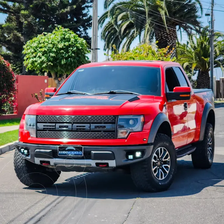 Ford F-150 Raptor 6.2L usado (2014) color Rojo precio $27.900.000