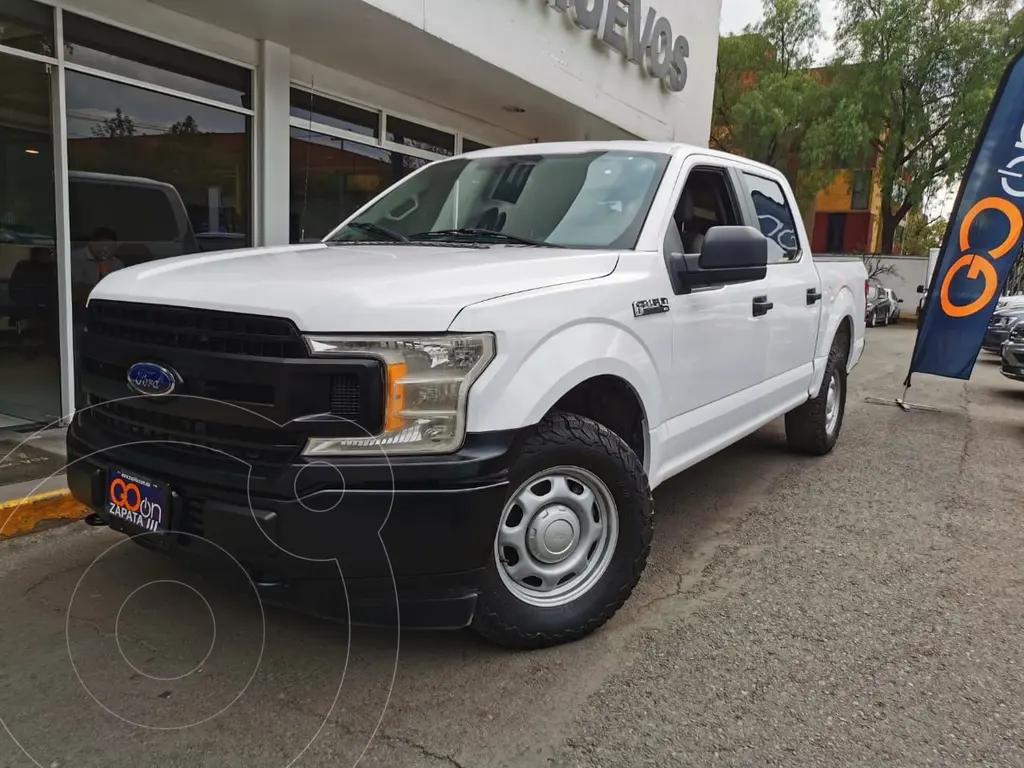 Ford F-150 XL 4x4 5.0L Crew Cabina usado (2018) color Blanco precio ...