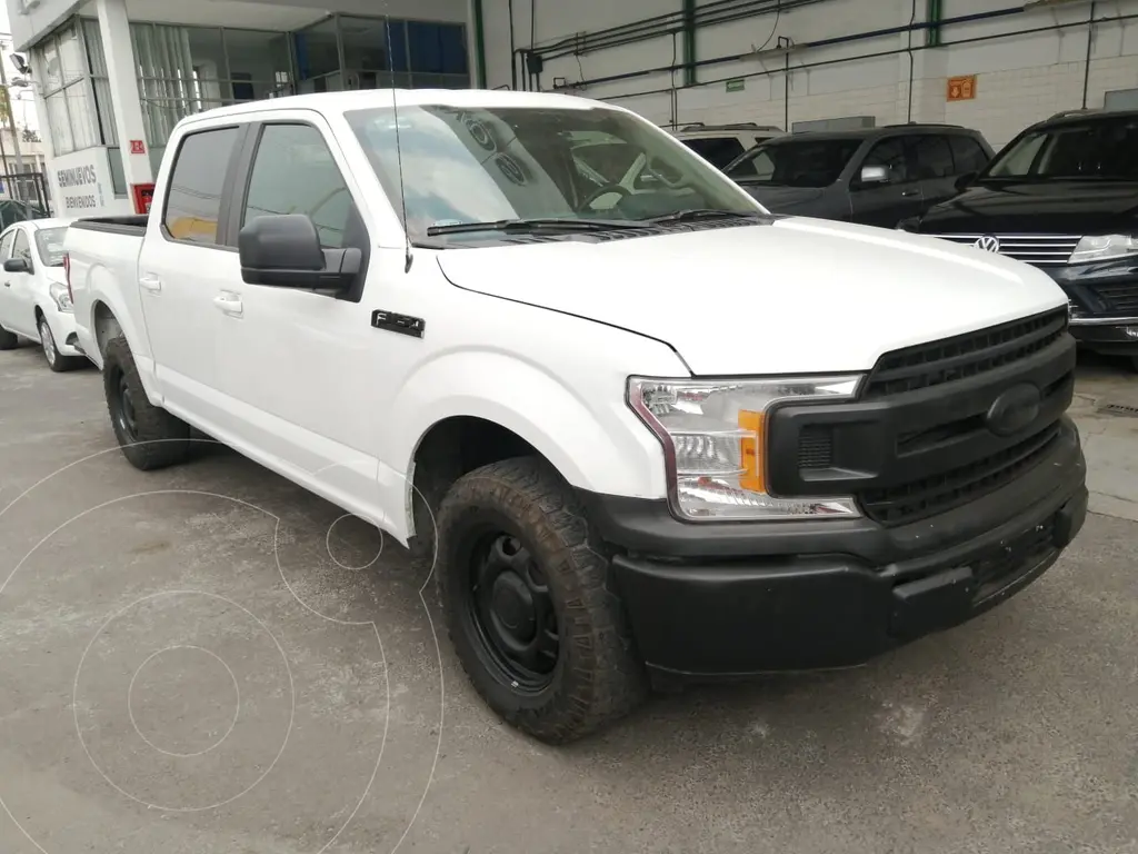 Ford F-150 XL 4x4 5.0L Crew Cabina usado (2018) color Blanco precio ...