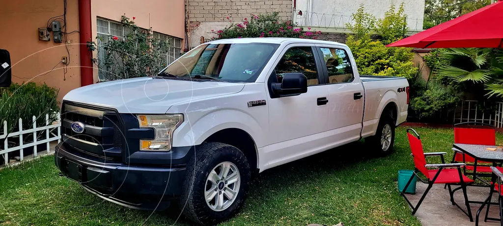 Ford F-150 XL 4x4 5.0L Doble Cabina usado (2015) color Blanco Oxford ...