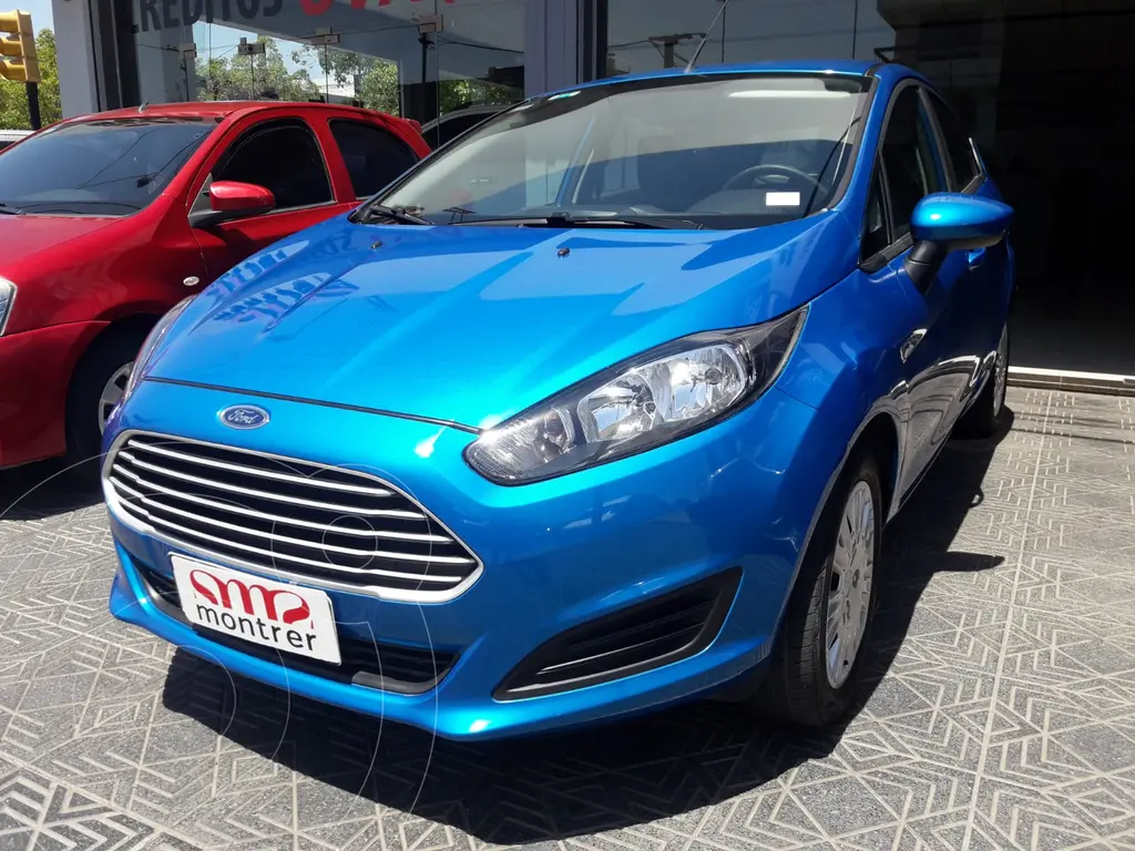 Ford Fiesta Kinetic S usado (2017) color Azul Mediterraneo precio $3. ...