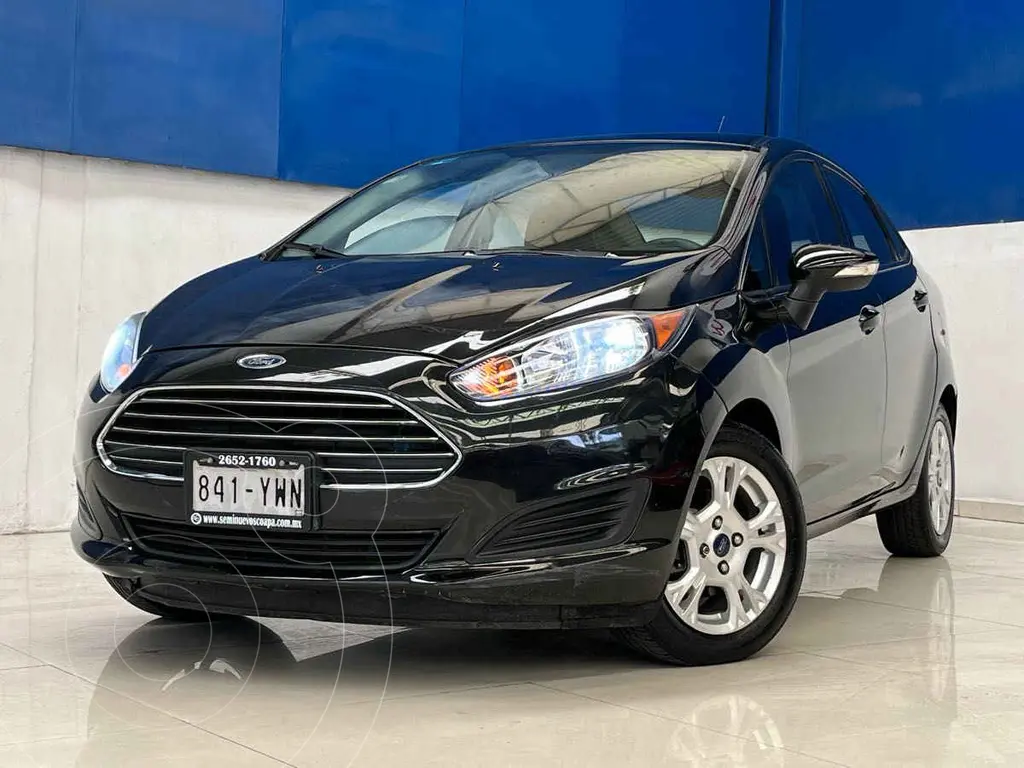 Ford Fiesta Sedan SE Aut usado (2014) color Negro precio $135,000